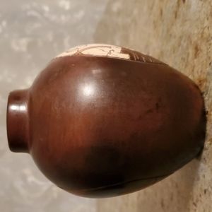 Art | Vintage Signed Chulucanas Pottery Vase With Nativity Scene | Poshmark